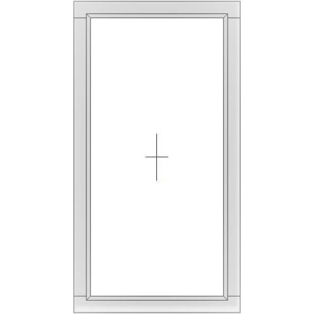 Châssis PVC fixe sur mesur | Livraison GRATUITE